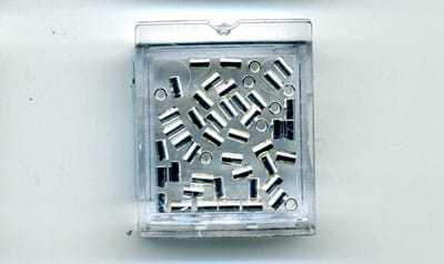 Silver Soft Flex Crimps 2mm x 3mm for .024 wire - FC23SIL