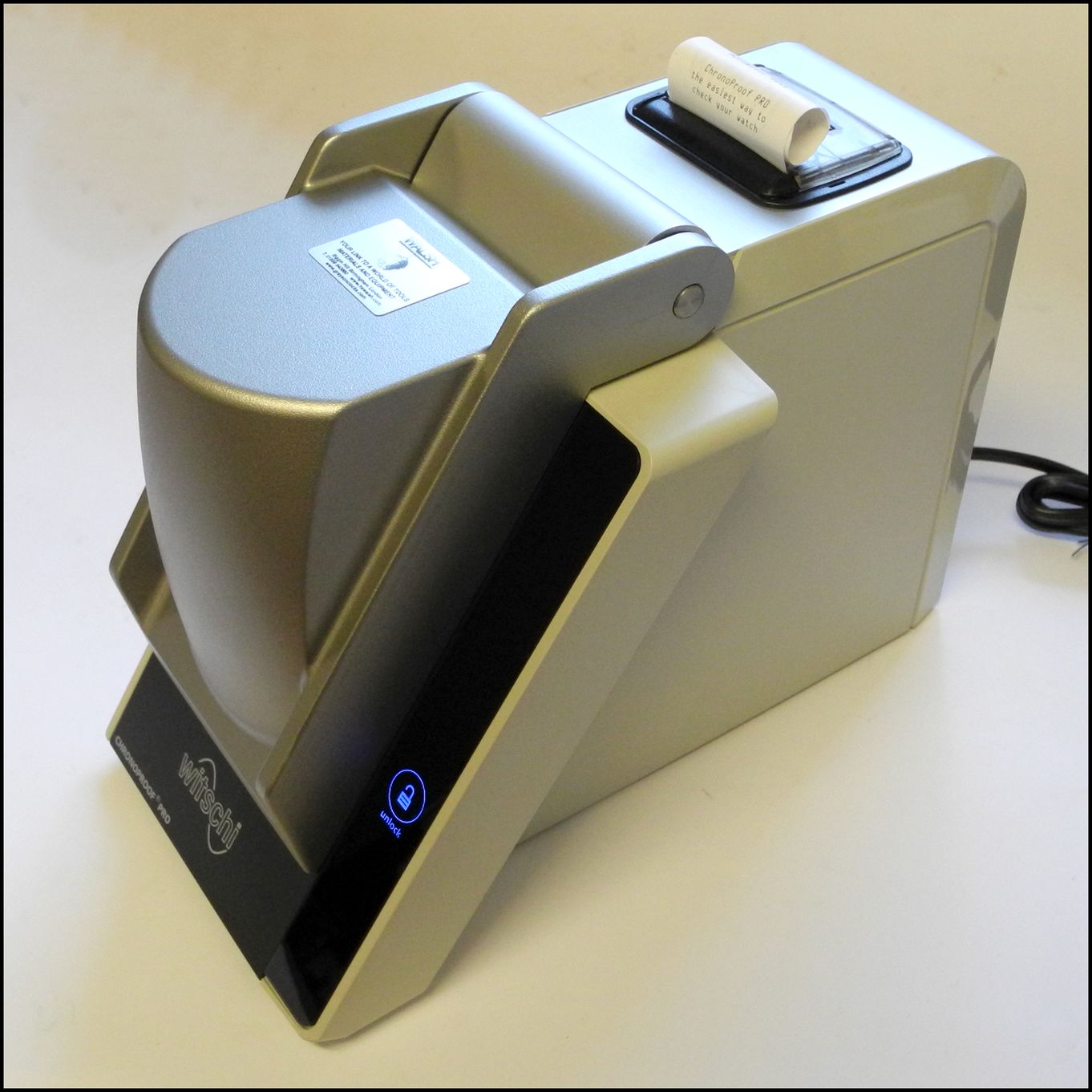 Watch Timing Machine Mechanical Witschi ChronoCube (Blue Steel) - HT1B