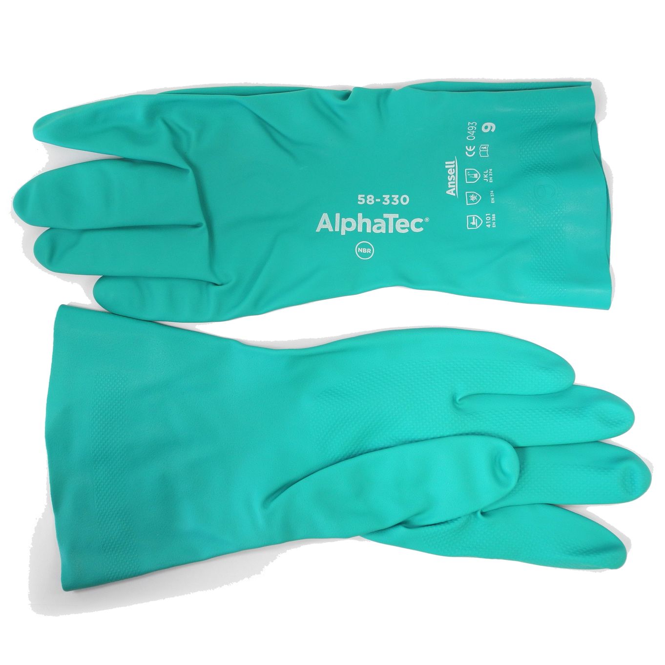 Gloves - Ansell 87-665 Universal™ Plus Low Protein Latex Gauntlet PPE ...
