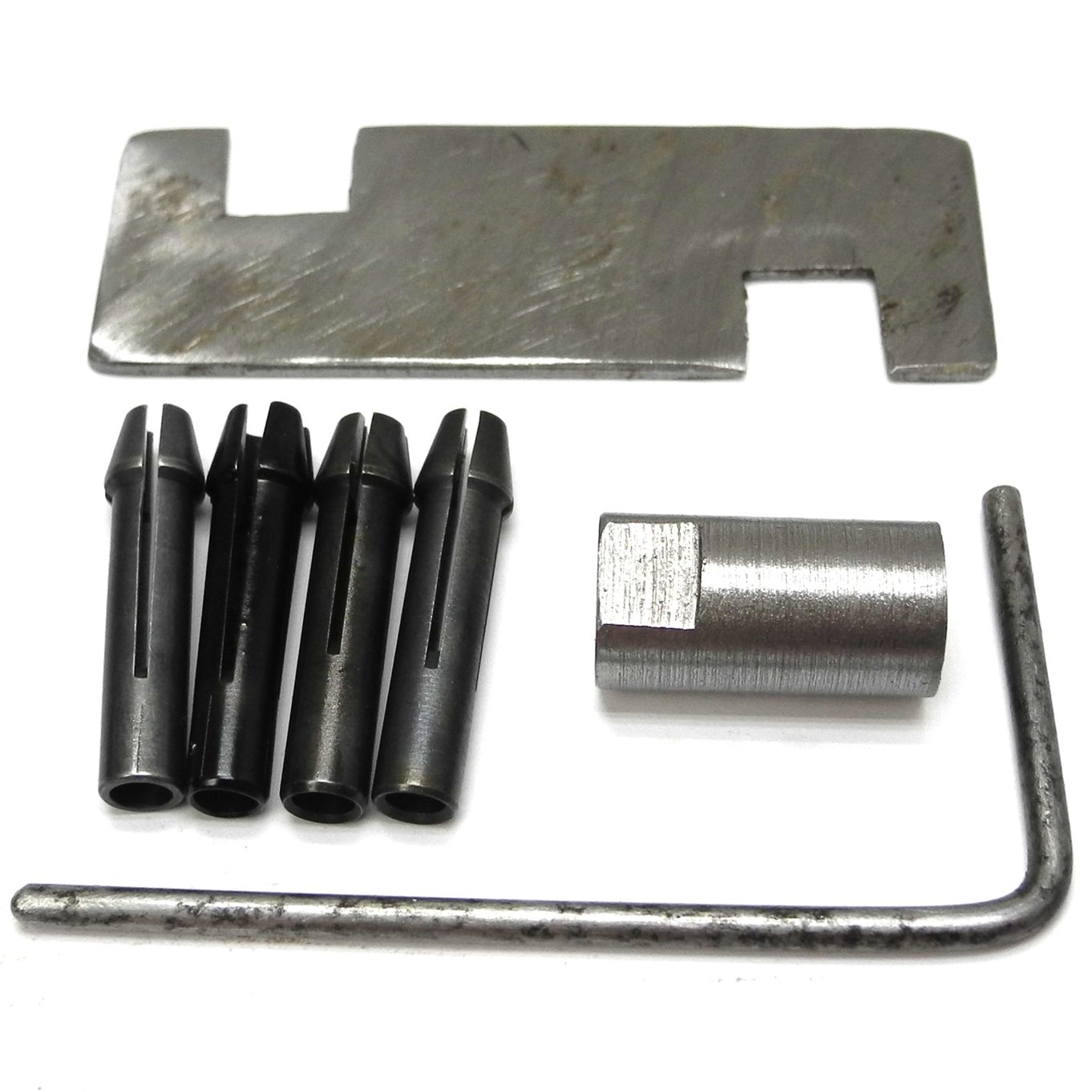 Set of 4 Collets, Seco Nose cone, Spanner & Bar - TQP862