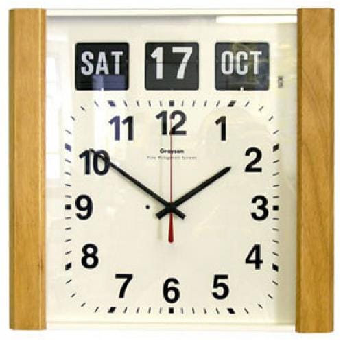 Grayson White 'Perpetual' Calendar Clock - G239A