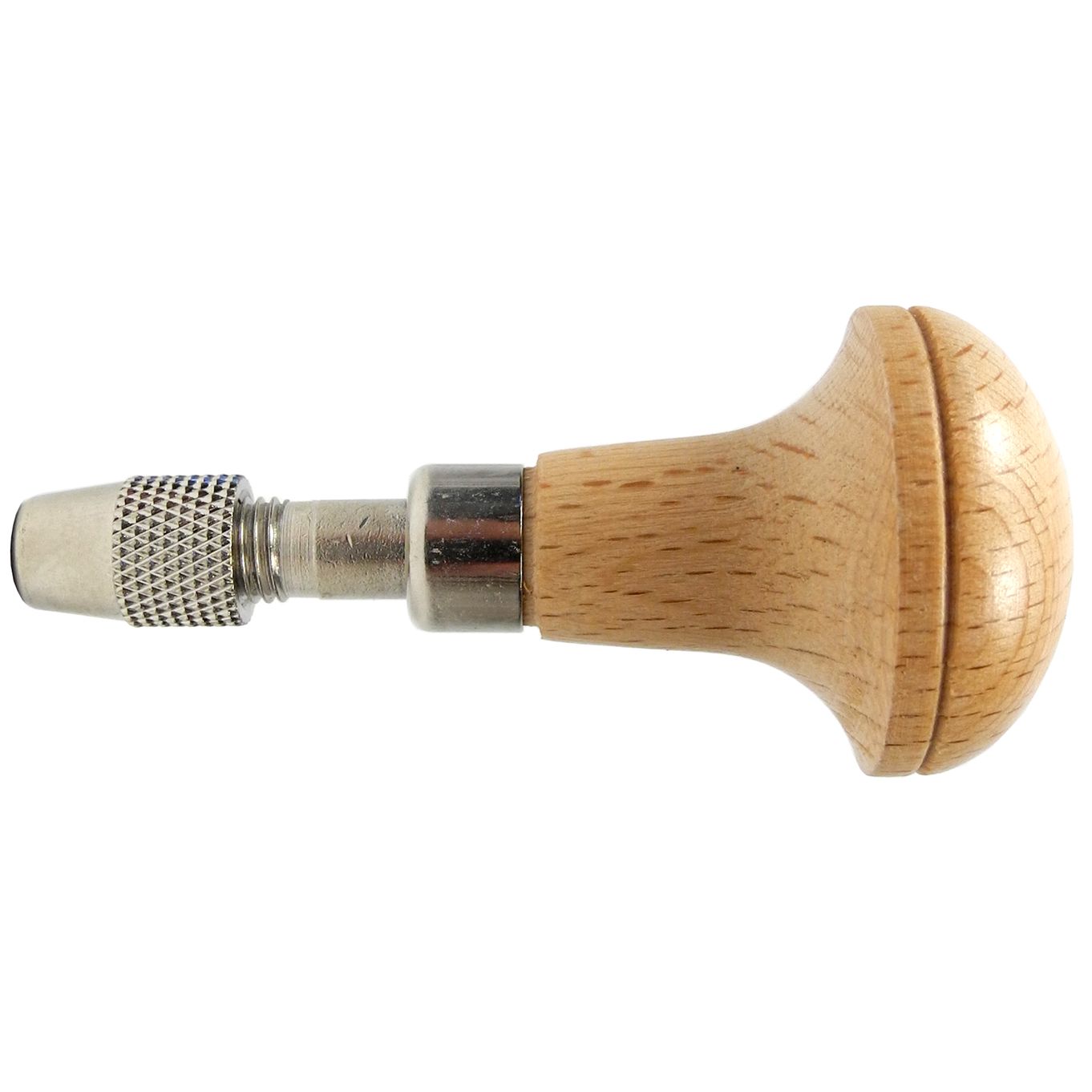 Handle With Pin Vice Chuck Wooden TH16