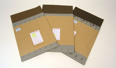 Half Round Polishing Emery Stick 320 Grit - TE141